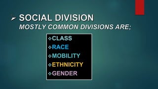 Social Division | PPTX