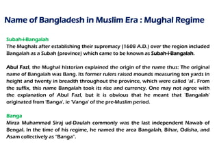 Origin of the name of Bangladesh slide .pdf