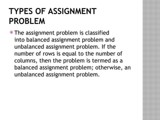 DECISION MAKING,LPP,NORTH WEST CORNER RULE,INVENTORY CONTROL ...