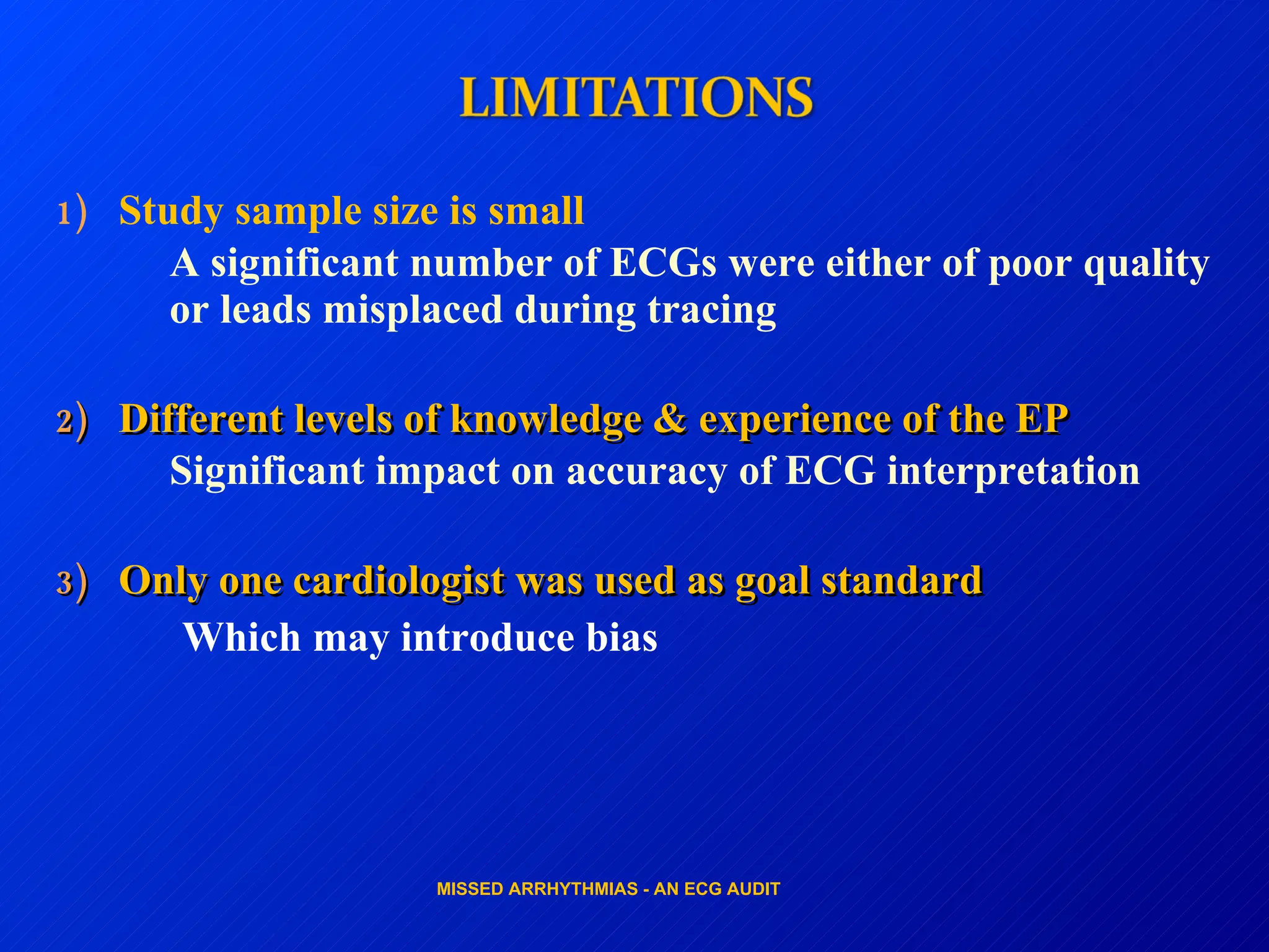 missed myocardial infarction among patients discharged with chest pain ...