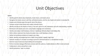 Oedipus Rex: Introduction to Greek Theater | PPTX | Drama | Genres