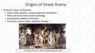 Oedipus Rex: Introduction to Greek Theater | PPTX | Drama | Genres