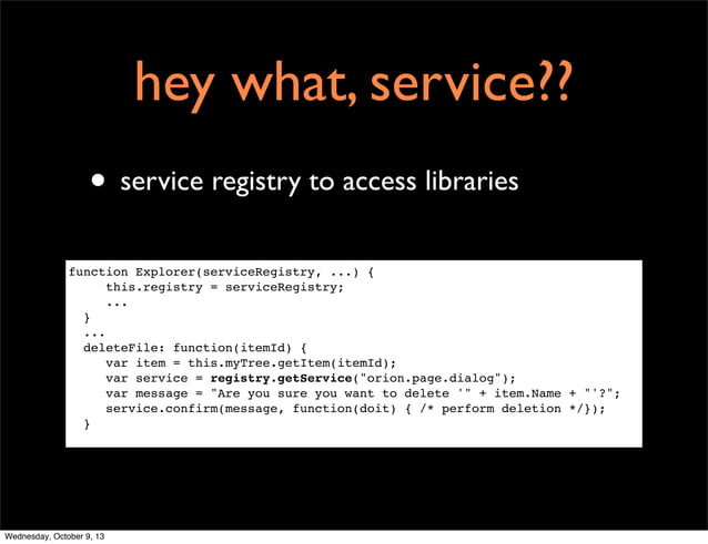 Eclipse Orion: The IDE in the Clouds (JavaOne 2013) | PDF