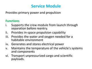 NASA Orion Multi Purpose Crew Vechicle - Full Explanation | PPT