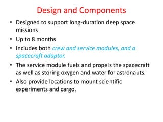NASA Orion Multi Purpose Crew Vechicle - Full Explanation | PPT