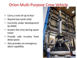 Nasa Multi Purpose Crew Vehicle Subsystem