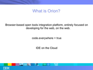Orion - IDE on the cloud | PPT