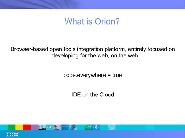 Orion - IDE on the cloud | PPT