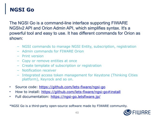 Orion Context Broker introduction 20240911 | PPT