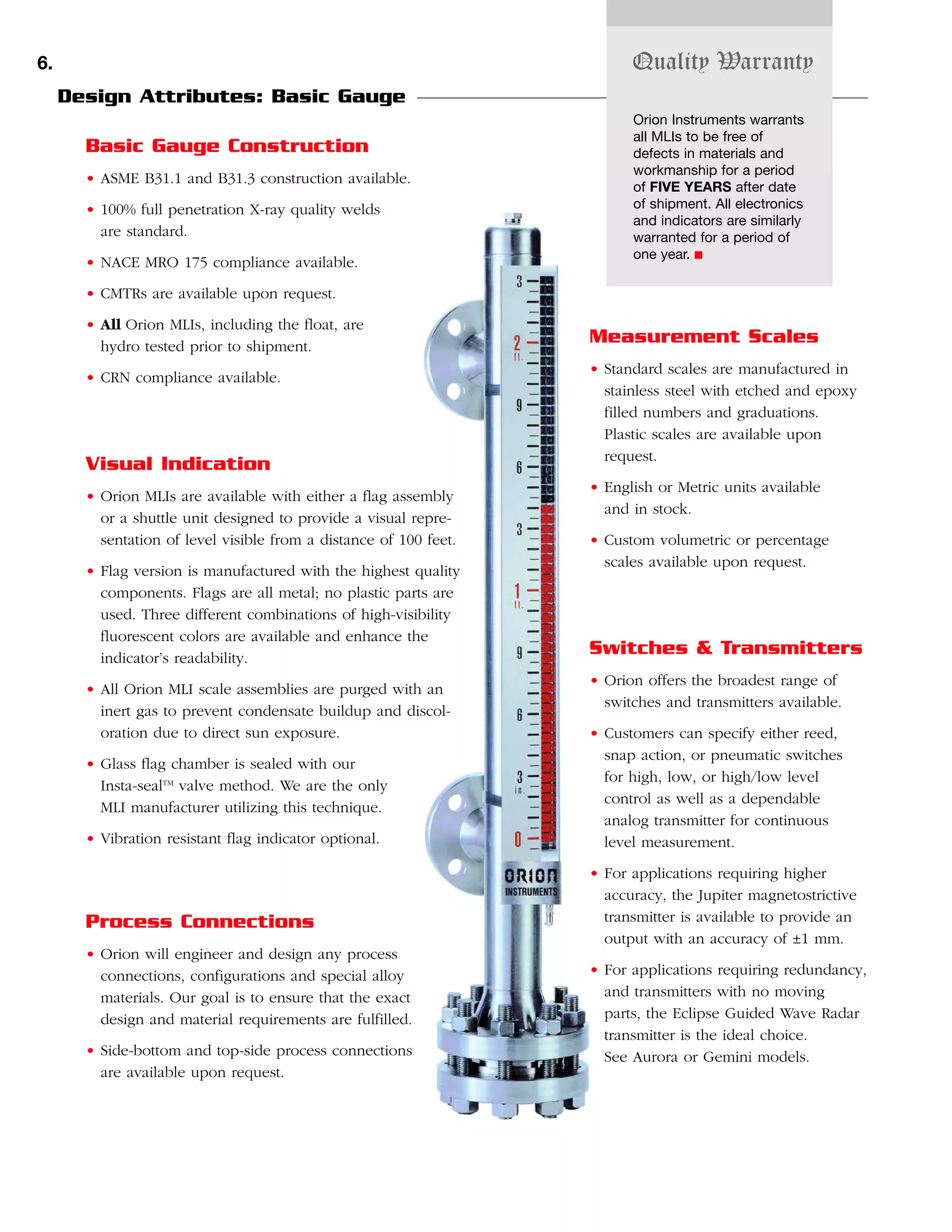 MAGNETIC LEVEL INDICATORS | PDF | Manufacturing Industry | Industries