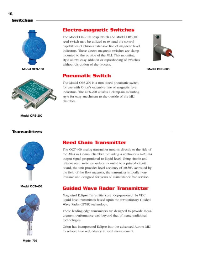 MAGNETIC LEVEL INDICATORS | PDF | Manufacturing Industry | Industries
