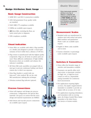 MAGNETIC LEVEL INDICATORS | PDF | Manufacturing Industry | Industries