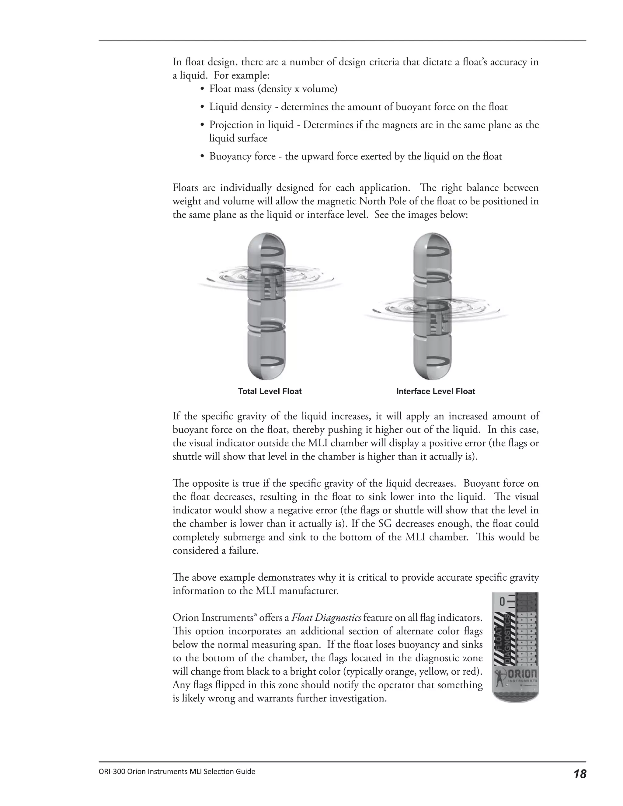 Orion instruments magnetic level gauge & instrument selection guide | PDF