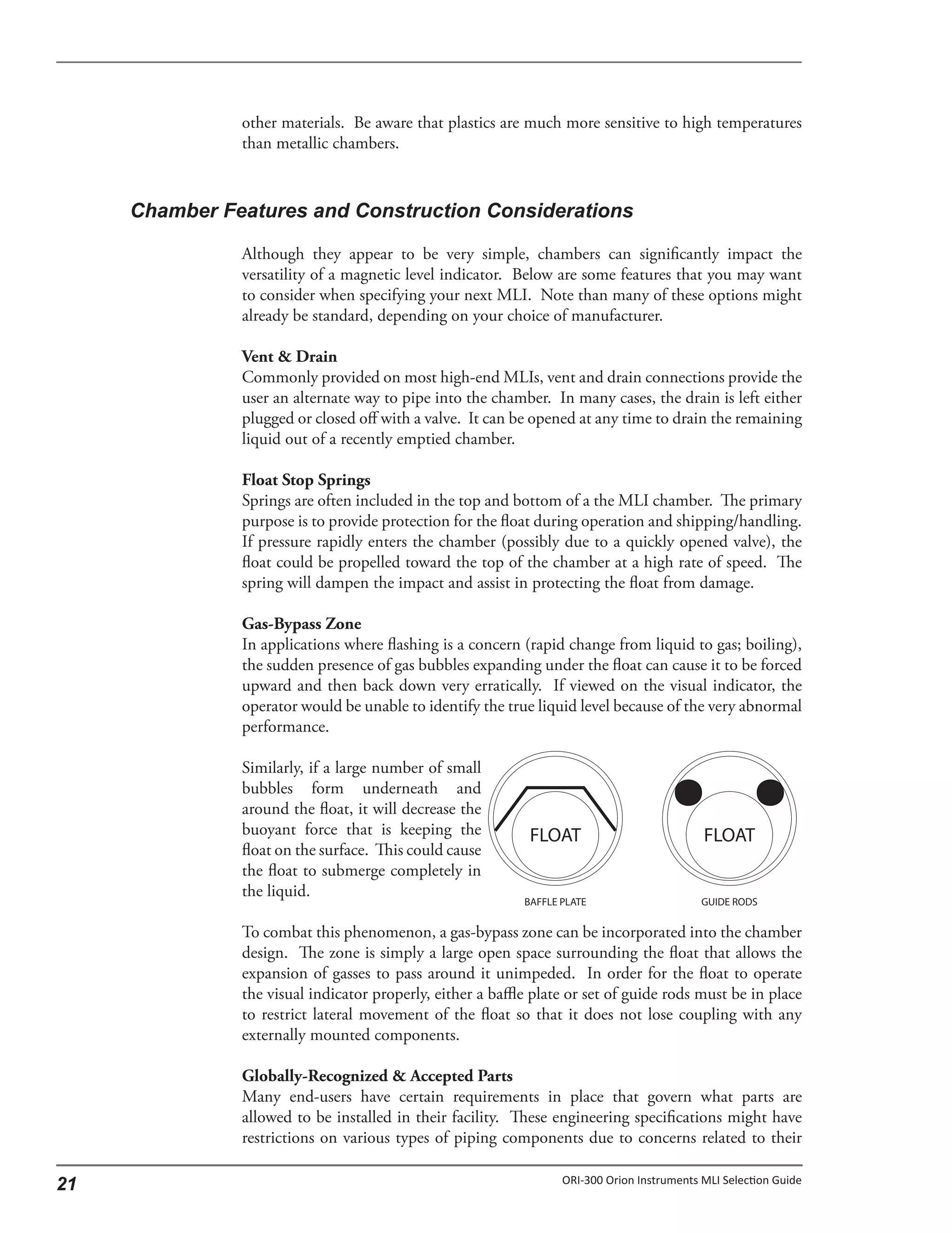 Orion instruments magnetic level gauge & instrument selection guide | PDF