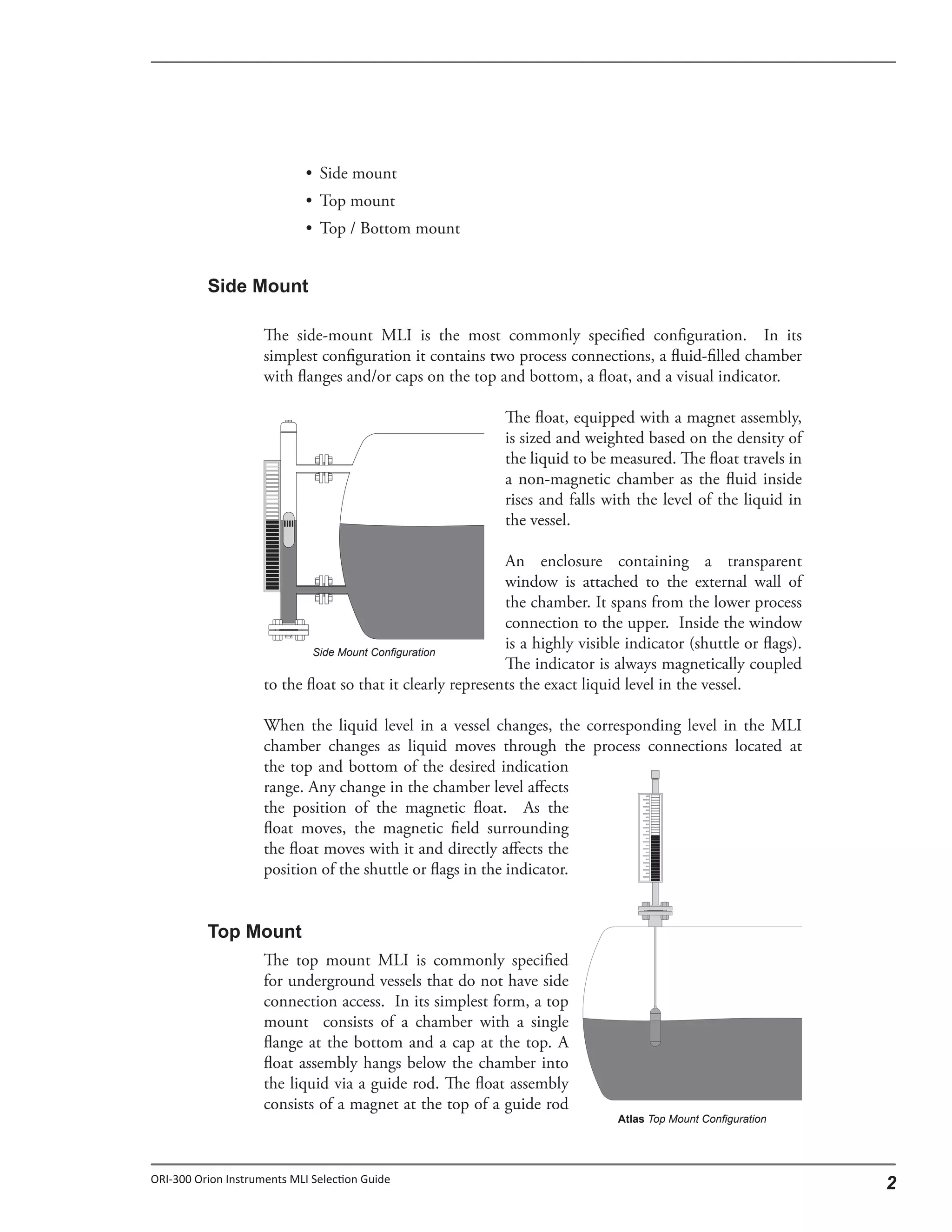Orion instruments magnetic level gauge & instrument selection guide | PDF