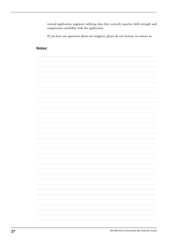 Orion instruments magnetic level gauge & instrument selection guide | PDF