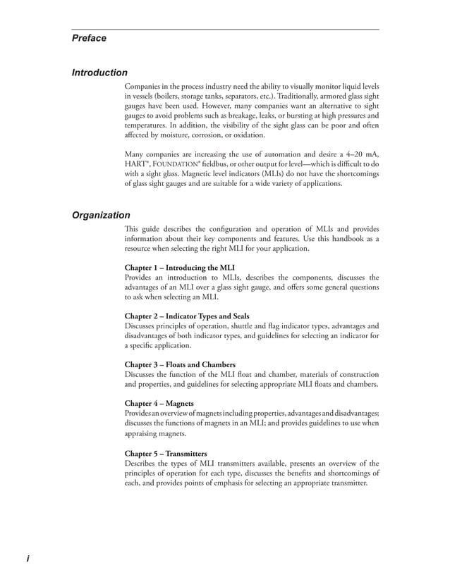 Orion instruments magnetic level gauge & instrument selection guide | PDF