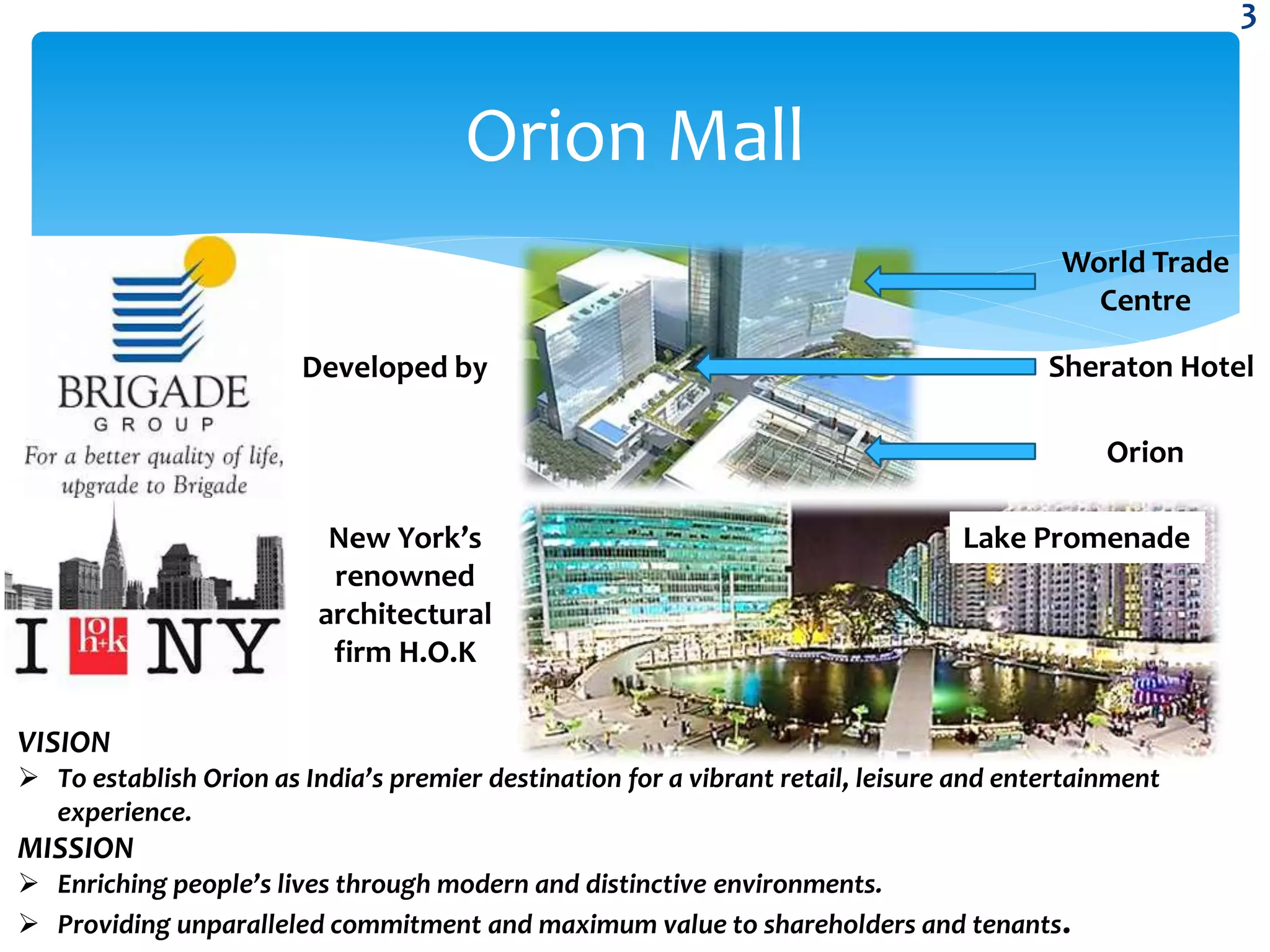 Orion mall - Bangalore | PPTX