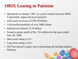 Orix leasing | PPTX
