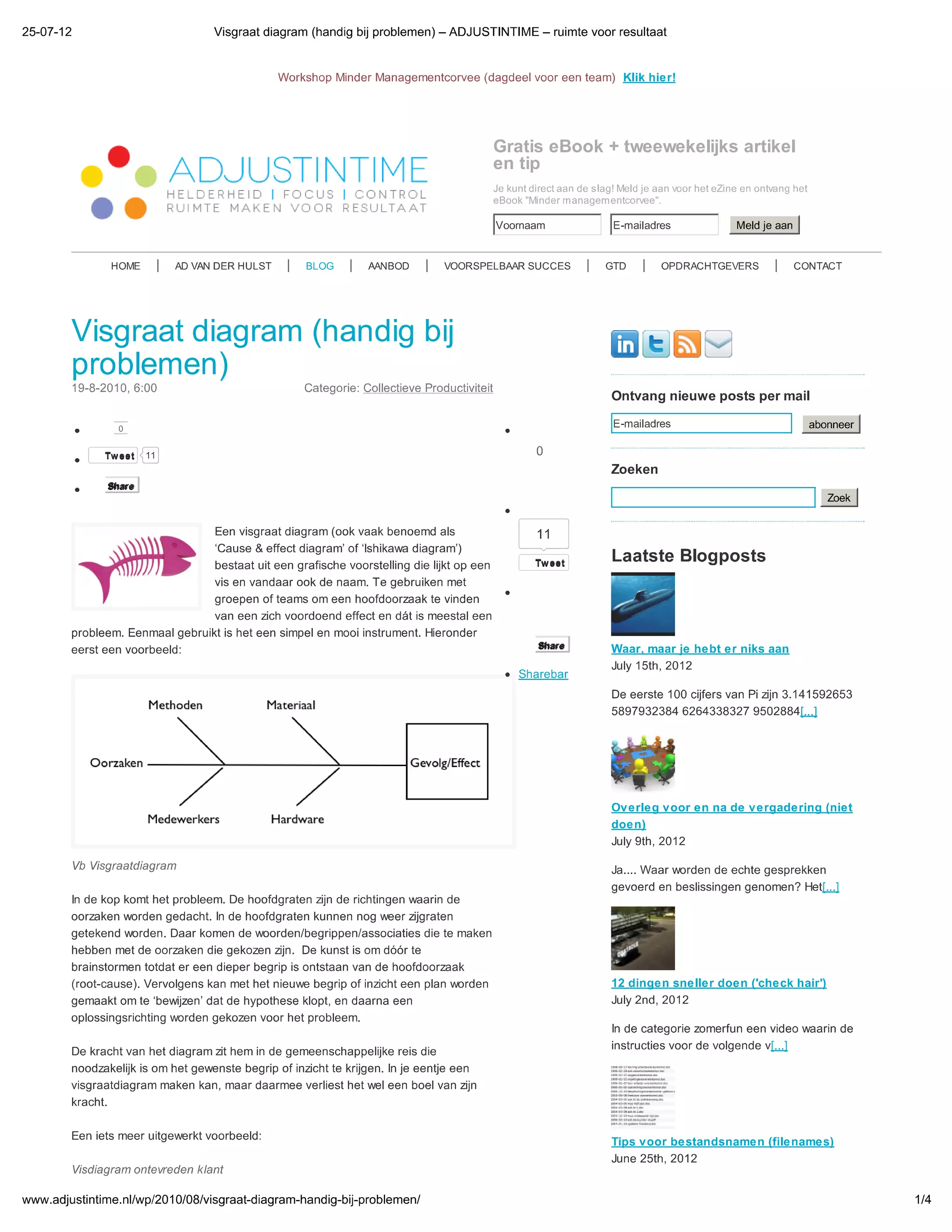 Visgraatdiagram | PDF