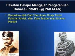 Bahasa Melayu Moden Zaman Pramerdeka | PPT