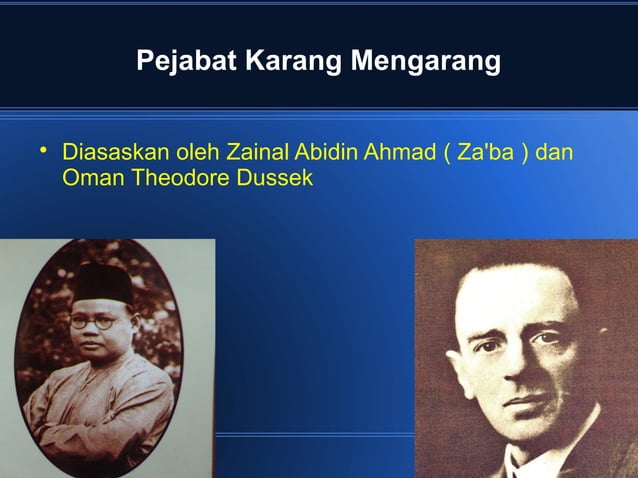 Bahasa Melayu Moden Zaman Pramerdeka | PPT