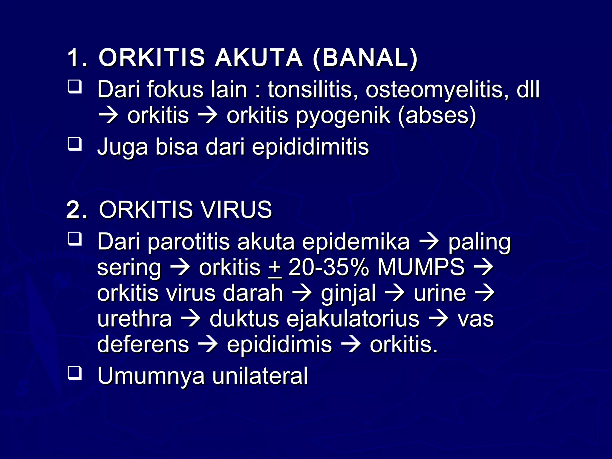 Orkitis+&+epididimitis+(sist.urogenetalia) | PPT