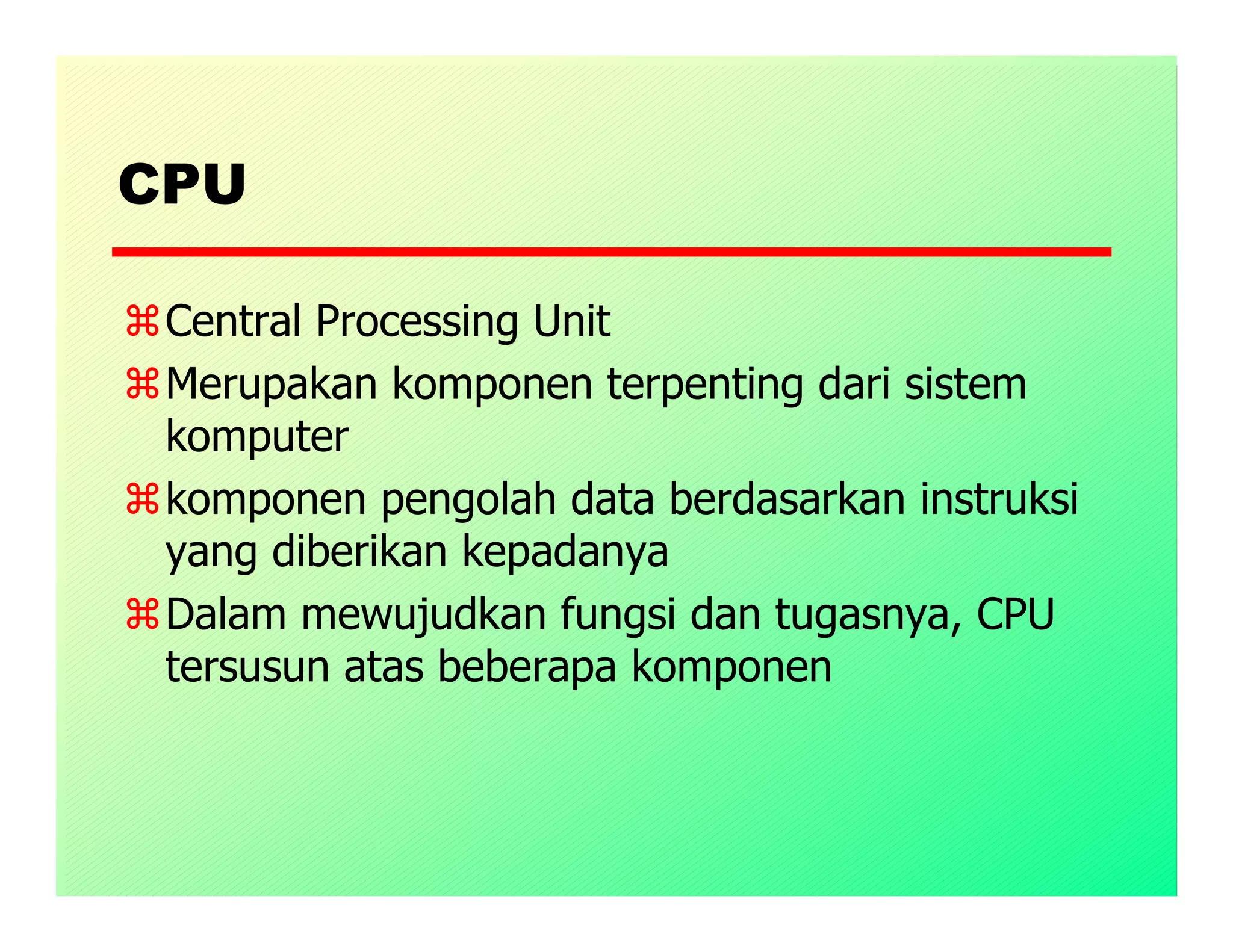 struktur CPU | PDF