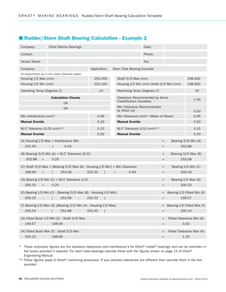 Orkot marine bearings_engineering_manual | PDF