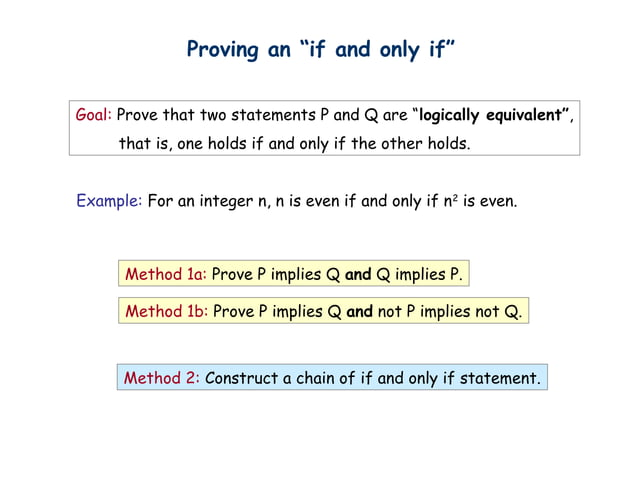 Discrete Math Lecture 03: Methods of Proof