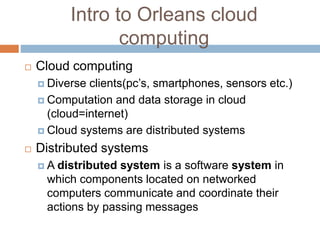 Orleans Cloud Computing | PPTX