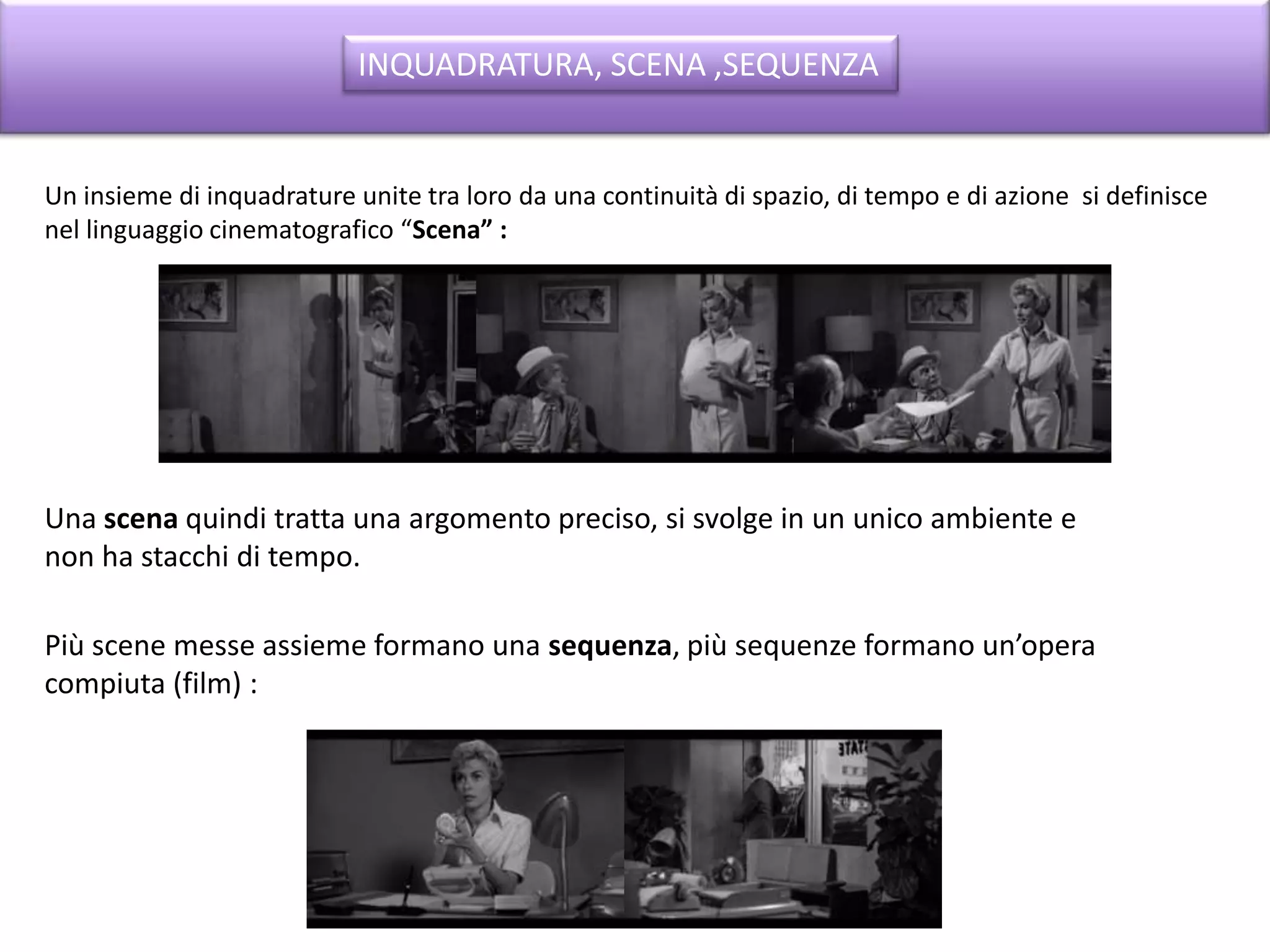 Orlando inquadratura, scena, sequenza | PPT
