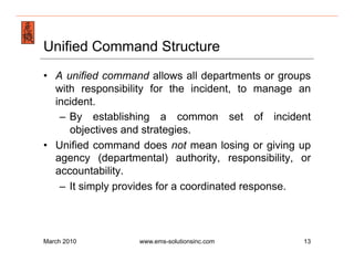 Incident Command System in the Private Sector - An Overview | PDF