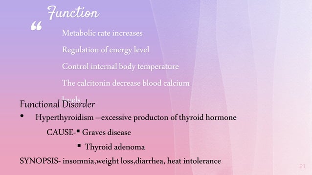 Morphology of endocrine tissue | PPT