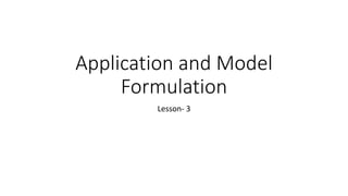 LPP application and problem formulation | PPT
