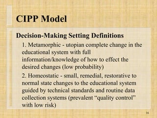cipp model | PPT