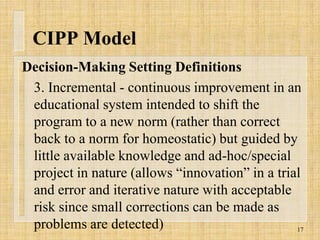 cipp model | PPTX
