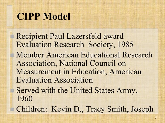 cipp model | PPTX