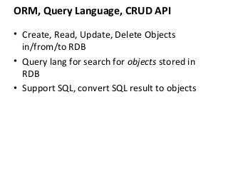 Introduction to Object-Relational Mapping | PPT
