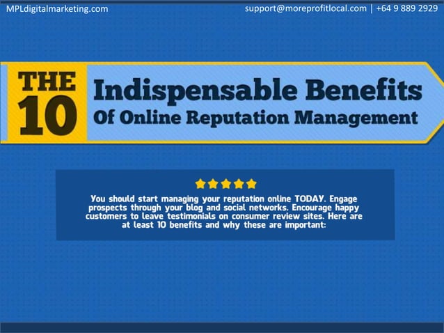 MPL Digital Marketing ORM PowerPoint | PPT