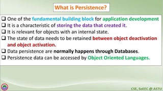 distributed system relation mapping (ORM) | PPT