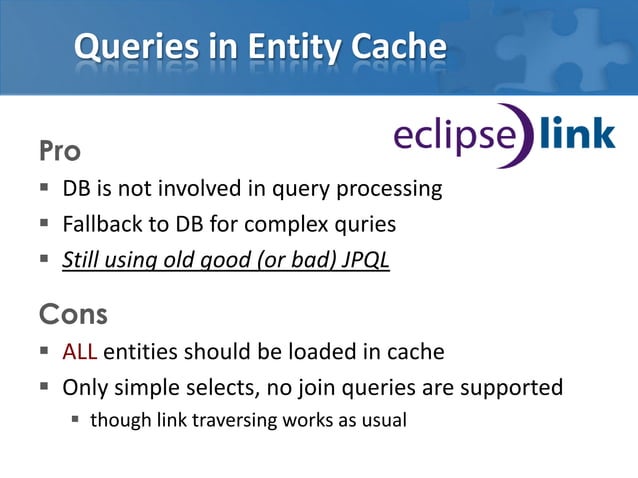 ORM and distributed caching | PPT