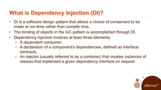 Object-Relational Mapping and Dependency Injection | PPTX