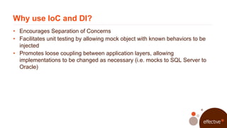 Object-Relational Mapping and Dependency Injection | PPTX
