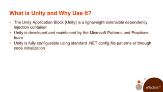 Object-Relational Mapping and Dependency Injection | PPTX