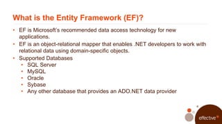 Object-Relational Mapping and Dependency Injection | PPTX
