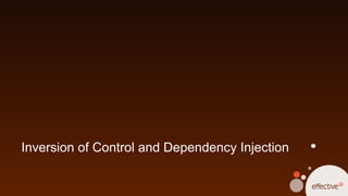 Object-Relational Mapping and Dependency Injection | PPTX