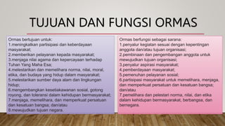 Peran Ormas dalam Pemilu , dalam rangka sosialisai panwascam Panceng | PPT