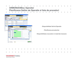 ARMONIA Bloc Operator | PPTX