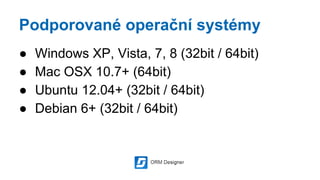 Co je ORM Designer | PDF